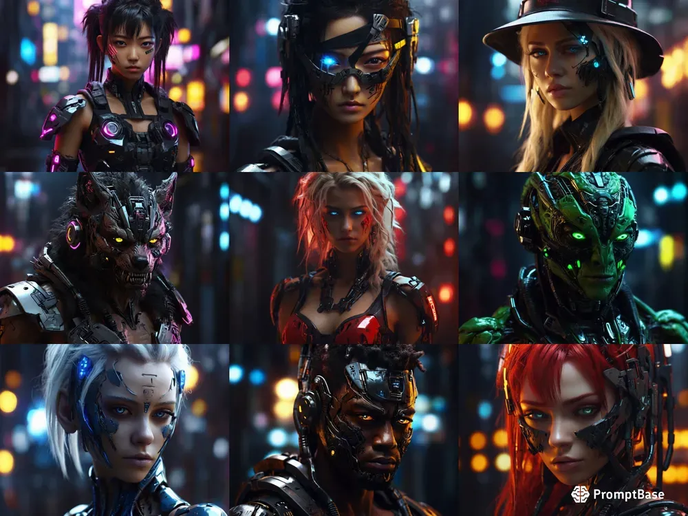 Cyberpunk Avatars Leonardo Ai Prompt | PromptBase