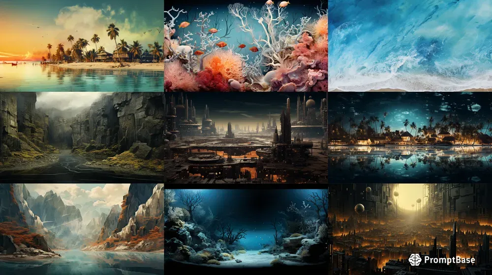 Any Desktop Backgrounds Wallpaper Designs Midjourney Prompt | PromptBase