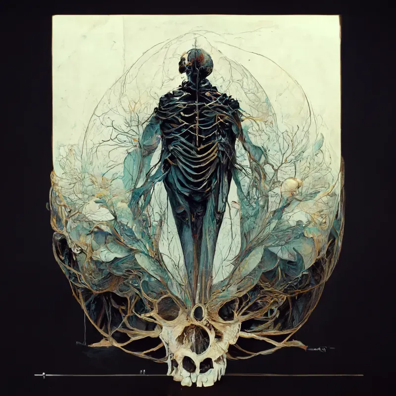 Abstract Death Designs Midjourney Prompt | PromptBase