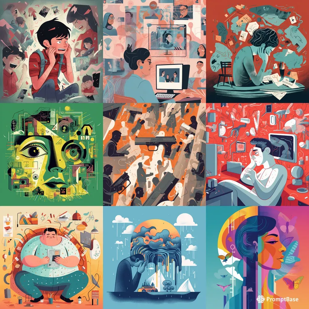 Complex Ideas In Visual Metaphors Midjourney Prompt | PromptBase