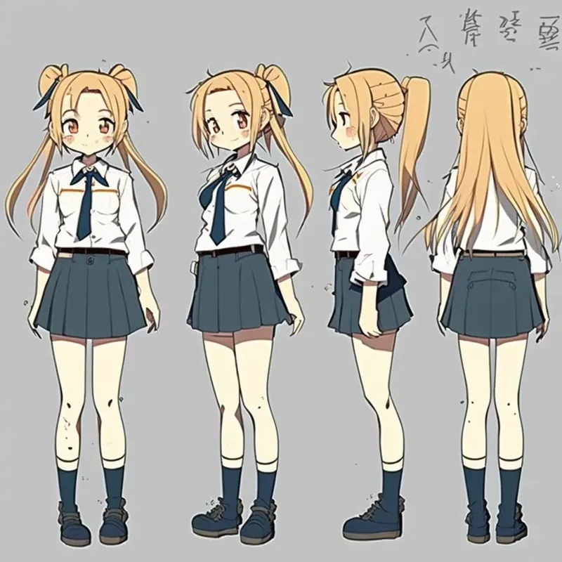 Anime Character Design Prompts Midjourney Prompt | PromptBase