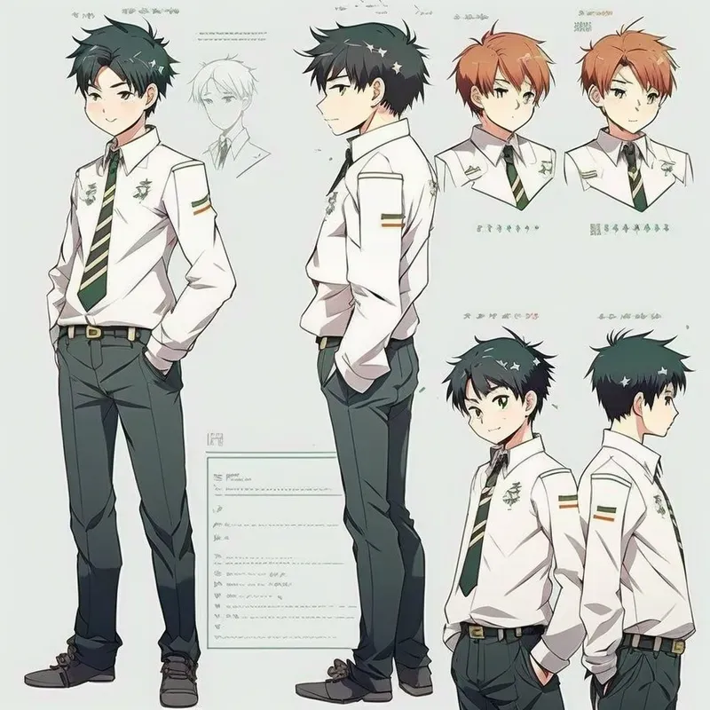 Anime Character Design Prompts Midjourney Prompt | PromptBase