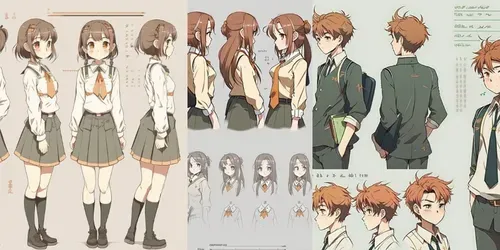 Anime Character Designs Midjourney Prompt | PromptBase