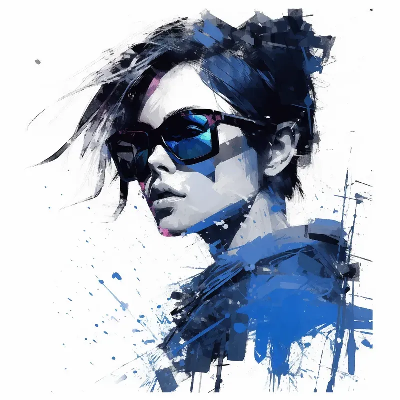 Artistic Profile Portrait Illustrations Midjourney Prompt | PromptBase