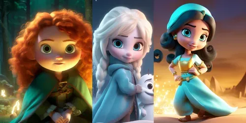 Disney Style Characters Midjourney Prompt | PromptBase