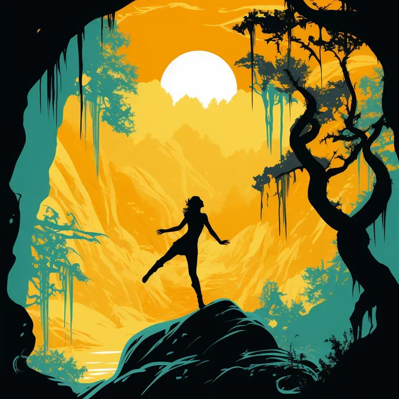 Striking Silhouette Pop Art Inspirations Midjourney Prompt | PromptBase