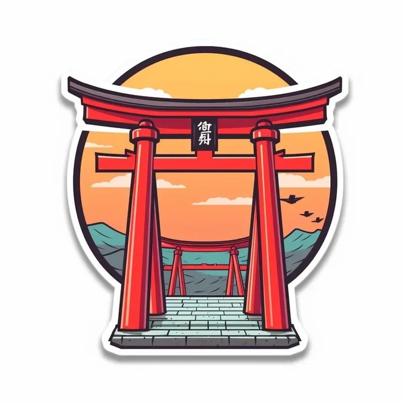 Cute Japanese Art Stickers Midjourney Prompt | PromptBase