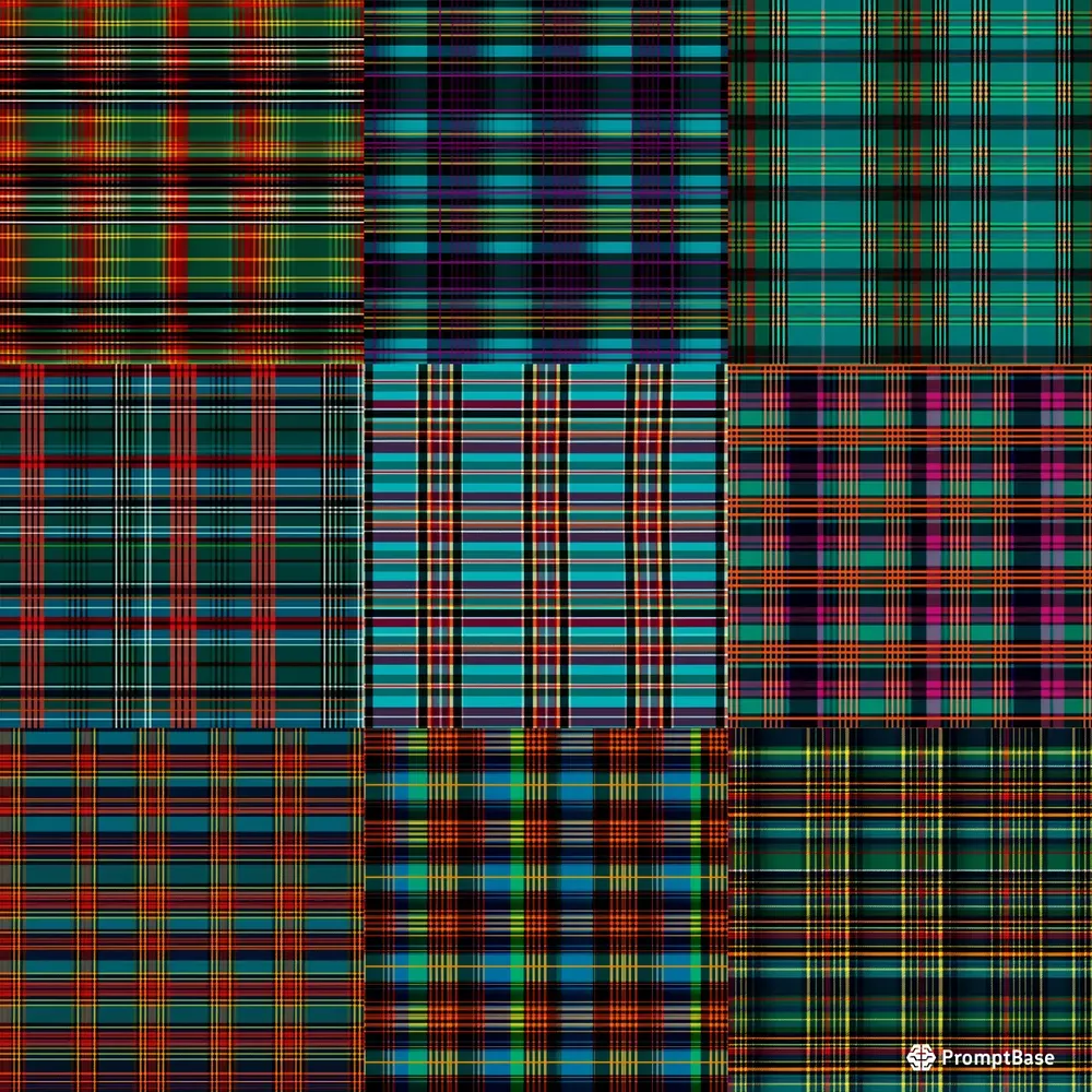 Criss-crossed Clothes Patterns Midjourney Prompt | PromptBase