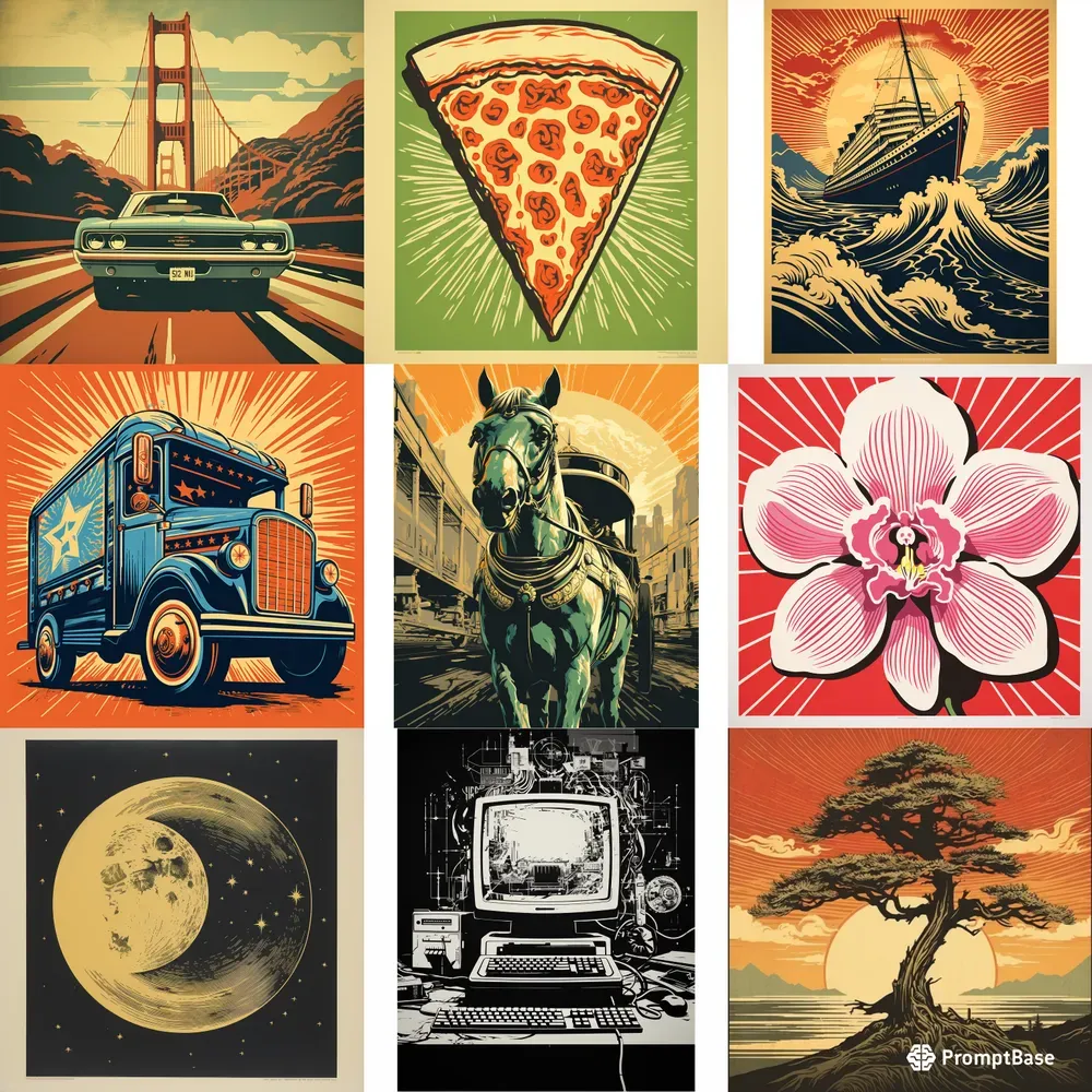 Vintage Poster Style Midjourney Prompt | PromptBase