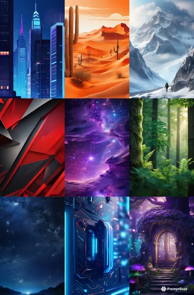 Vibrant Mobile Wallpapers Leonardo Ai Prompt | PromptBase