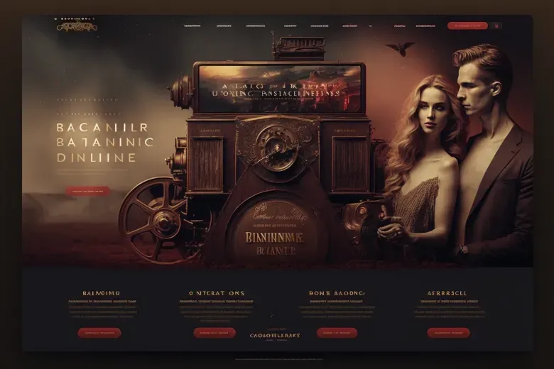 Cinema Website Designs Midjourney Prompt | PromptBase