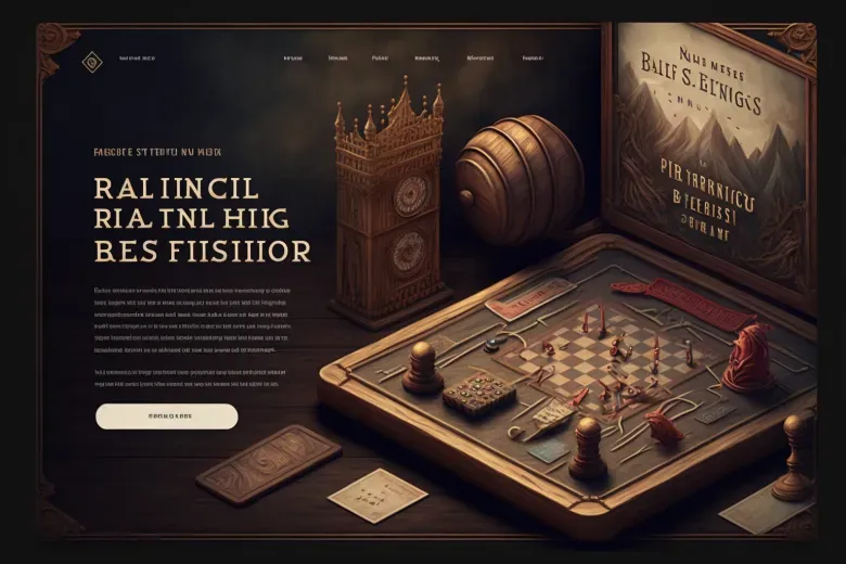 Game Website Designs Midjourney Prompt | PromptBase