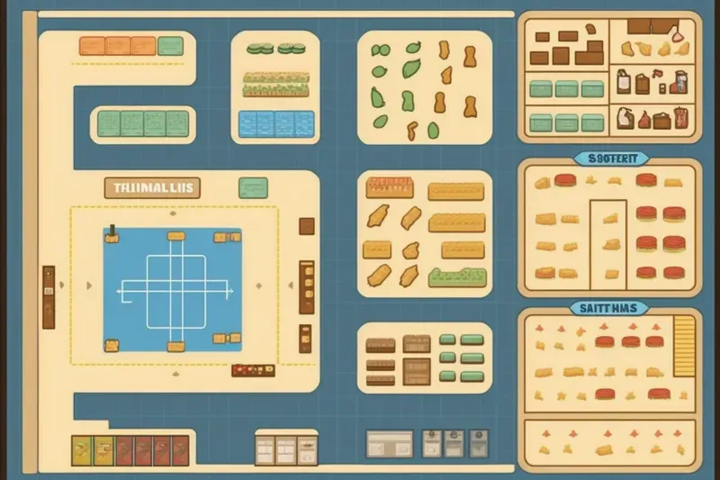 2D Topdown Game Maps Midjourney Prompt | PromptBase