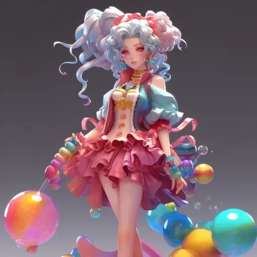 Cute 3D Pastel Characters Midjourney Prompt | PromptBase