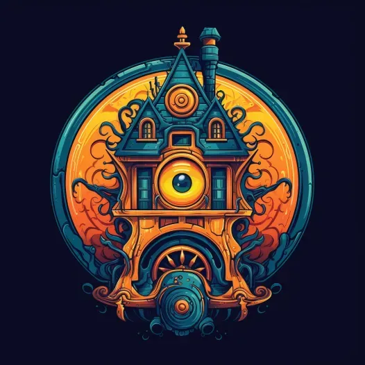 Vibrant Pop Surrealism Logos Midjourney Prompt | PromptBase