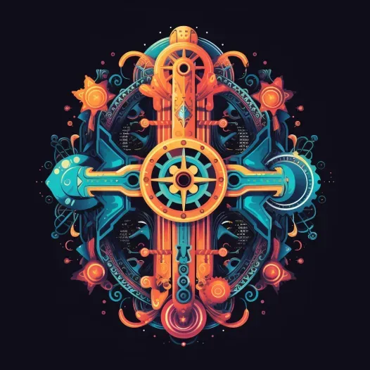 Vibrant Pop Surrealism Logos Midjourney Prompt | PromptBase