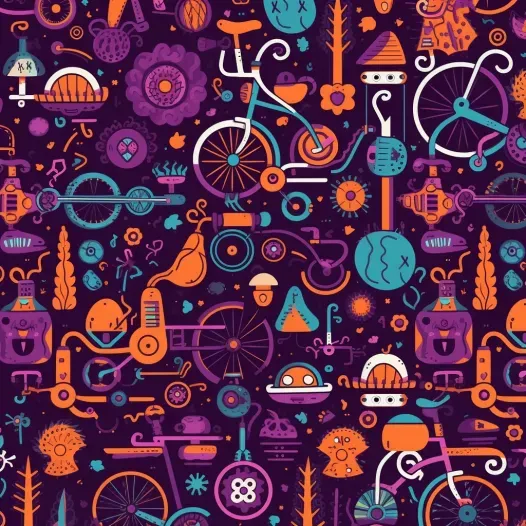 Colorful Animation Still Patterns Midjourney Prompt | PromptBase