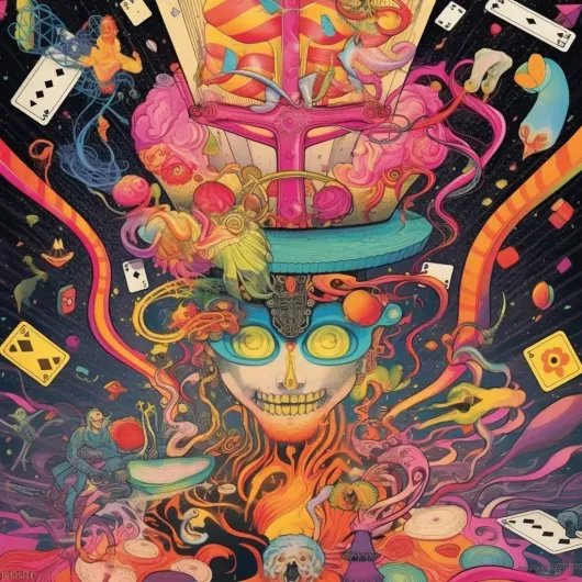 Psychedelic Color Schemes Paintings Midjourney Prompt | PromptBase