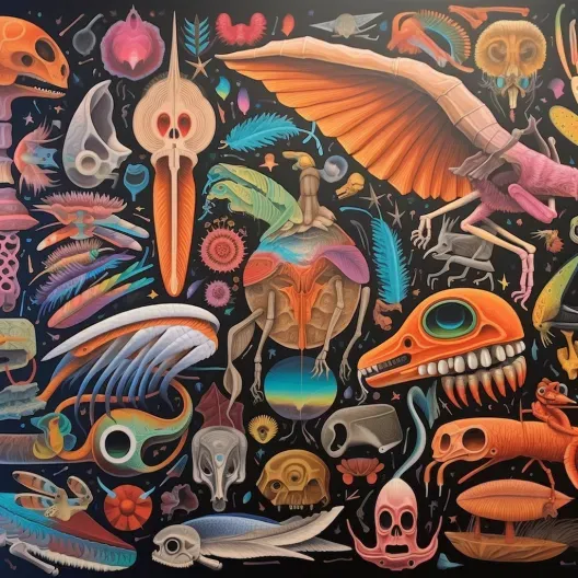 Psychedelic Color Schemes Paintings Midjourney Prompt | PromptBase