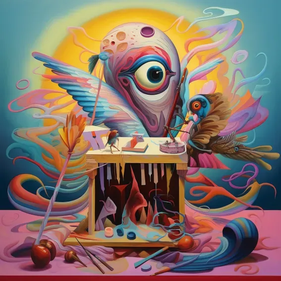 Fantastical Creatures Surrealism Art Midjourney Prompt | PromptBase