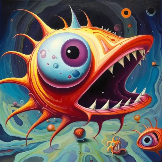 Fantastical Creatures Surrealism Art Midjourney Prompt | PromptBase