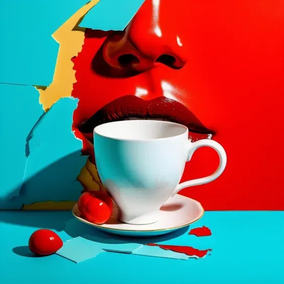Dynamic Composition Pop Art Photos Midjourney Prompt | PromptBase