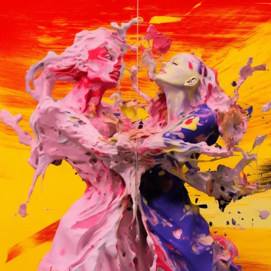 Distorted Fauvism Pop Art Photos Midjourney Prompt | PromptBase