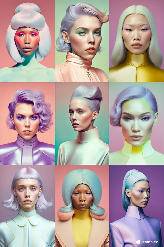 Futuristic Vogue Editorial Photo Shoot Midjourney Prompt | PromptBase