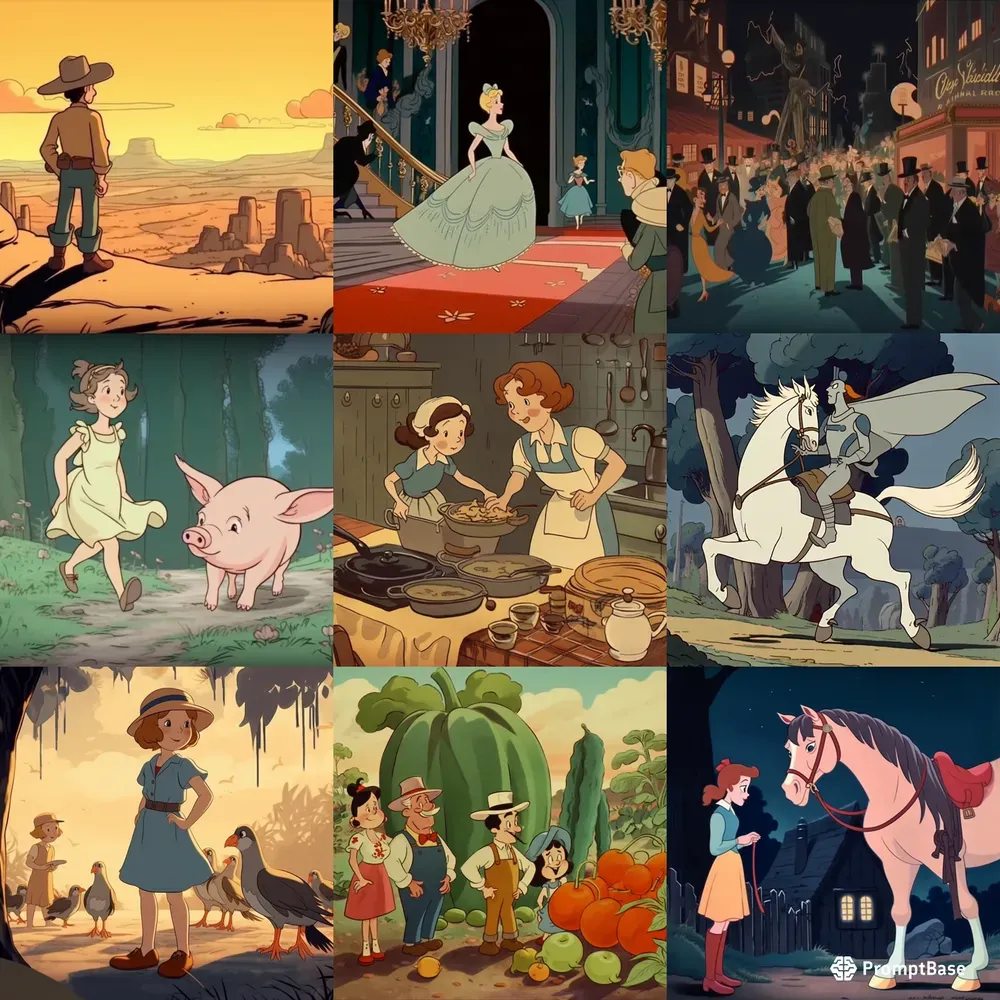 Good Old Cartoon Style Midjourney Prompt | PromptBase