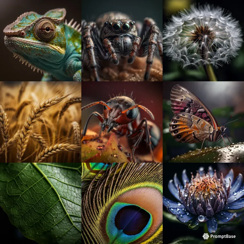 Realistic Macro Photographs Midjourney Prompt | PromptBase