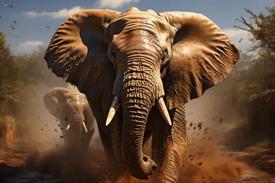 Beautiful Animals In Action Midjourney Prompt | PromptBase