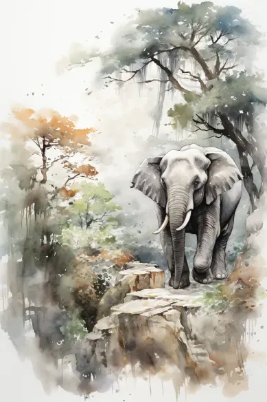 Beautiful Animal Ink Paintings Midjourney Prompt | PromptBase