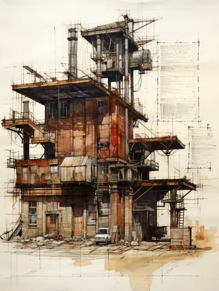 Engineering Drawings Midjourney Prompt | PromptBase