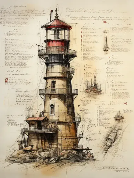 Engineering Drawings Midjourney Prompt | PromptBase