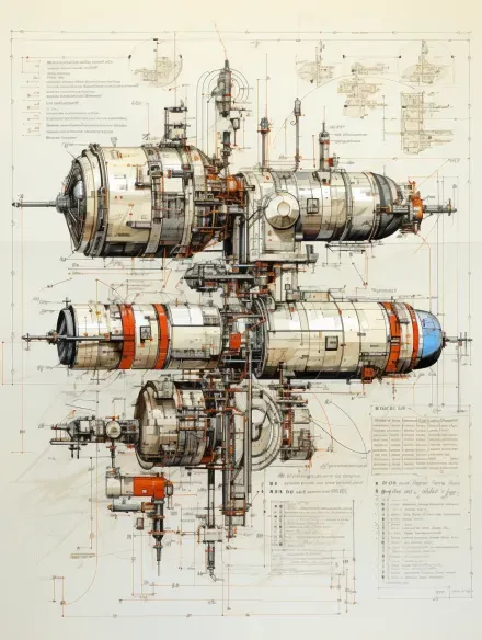 Engineering Drawings Midjourney Prompt | PromptBase