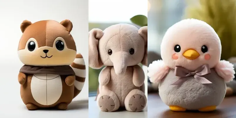 Felt Fabric Squishy Ball Cute Animal Midjourney Prompt | PromptBase