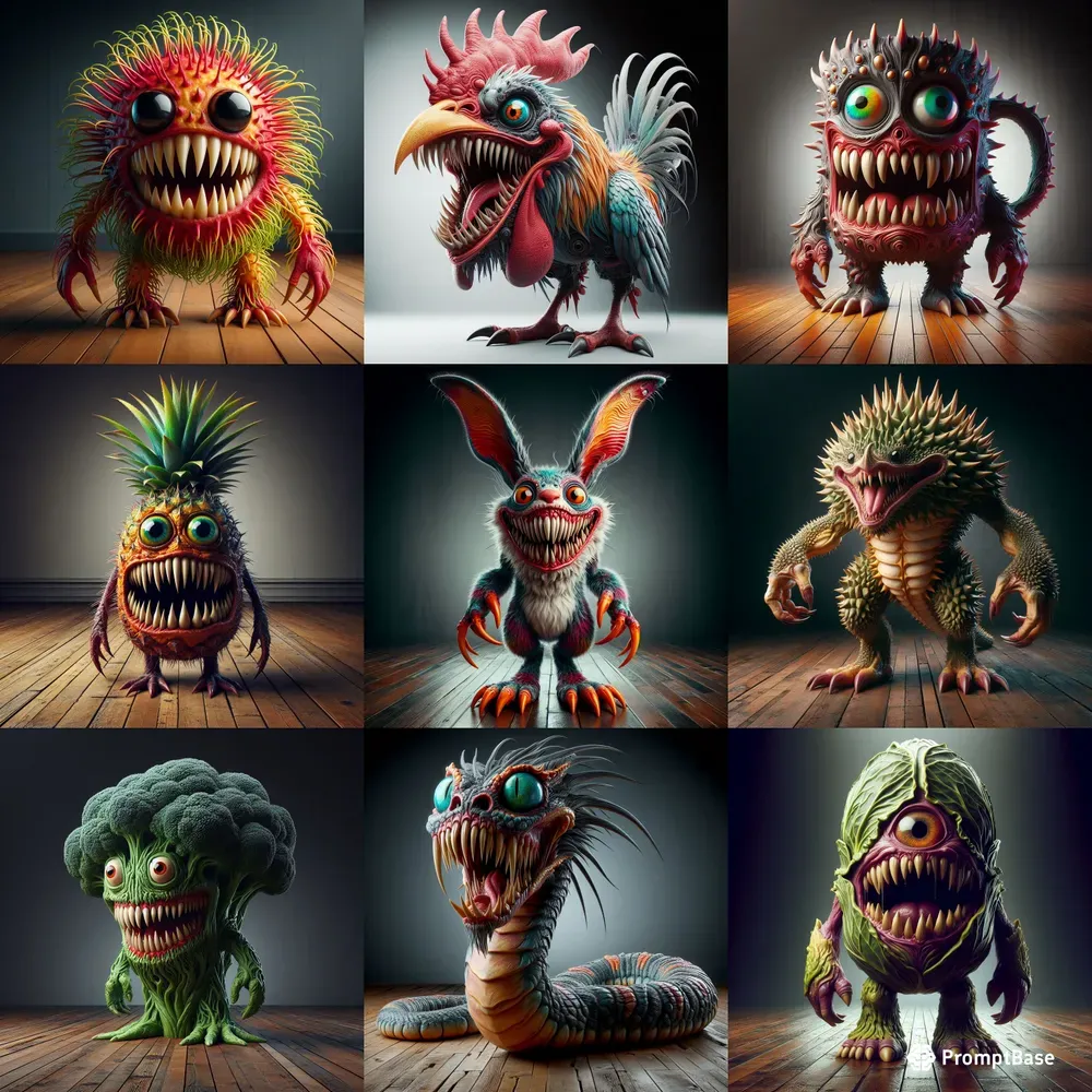Realistic Monsters DALL·E Prompt | PromptBase
