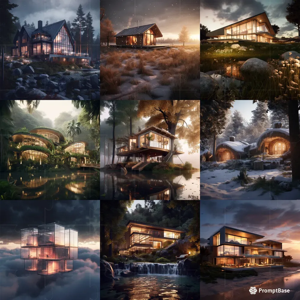 Architecture Renders Midjourney Prompt | PromptBase