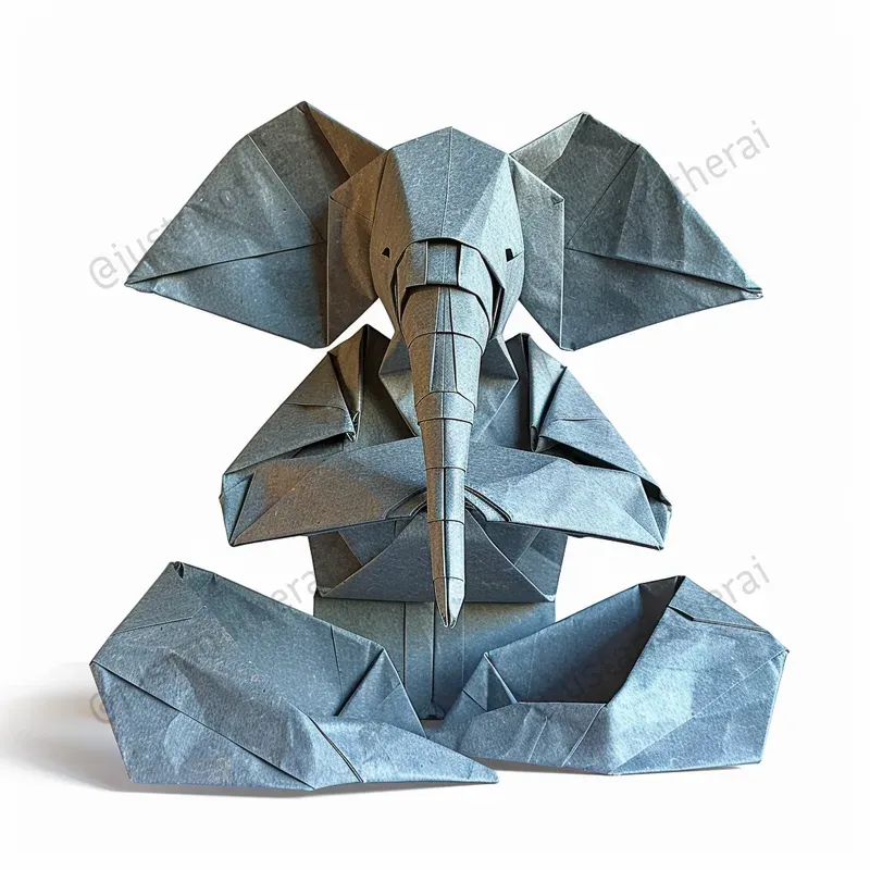 Origami Animal Yoga Poses Midjourney Prompt | PromptBase