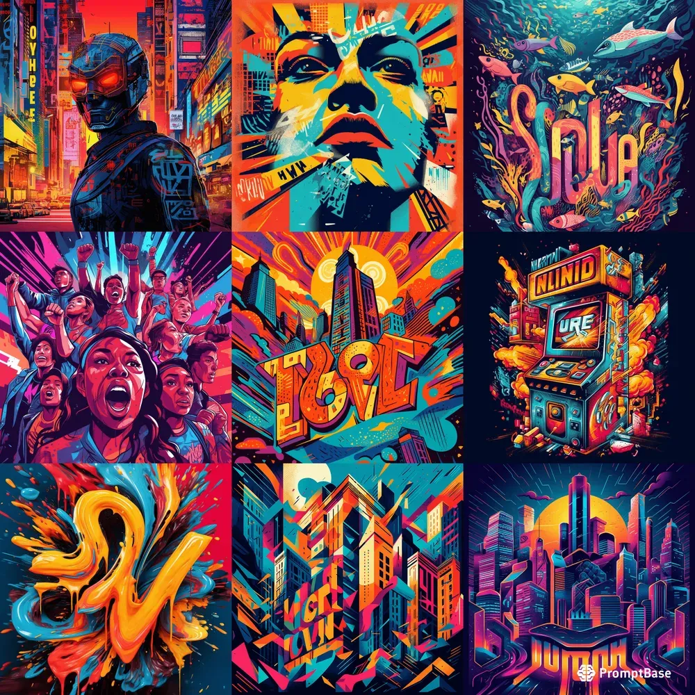 Empowering Typography Posters Midjourney Prompt | PromptBase