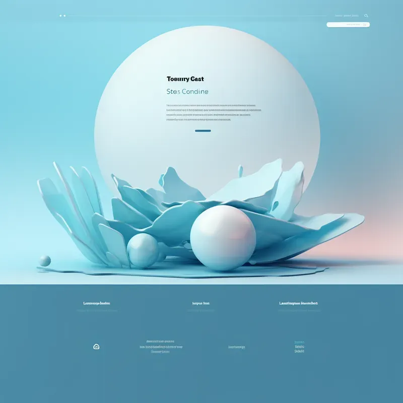 Glossy Website Design Inspirations Midjourney Prompt | PromptBase