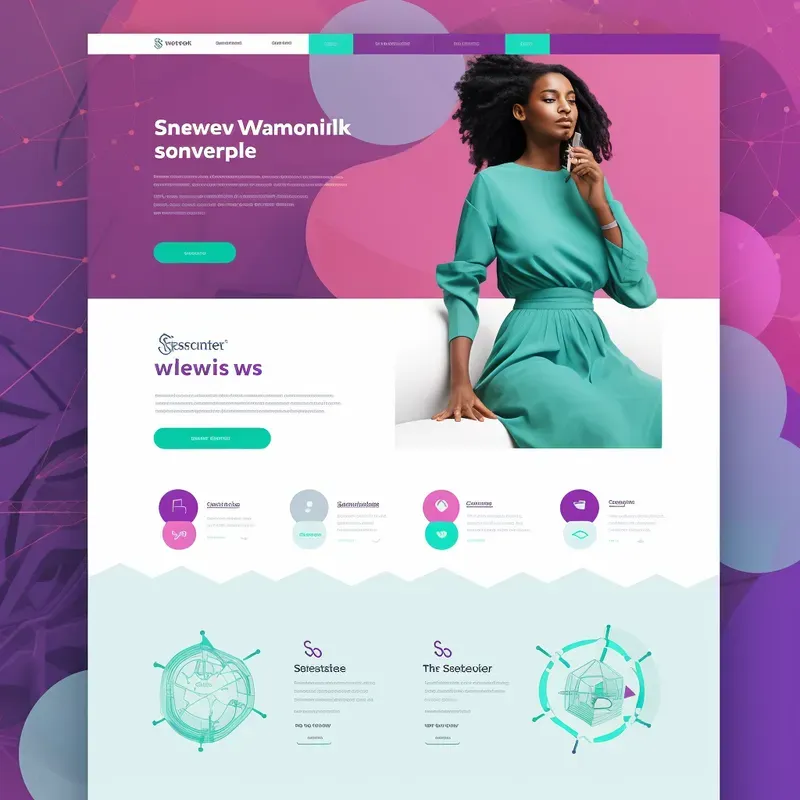 Glossy Website Design Inspirations Midjourney Prompt | PromptBase