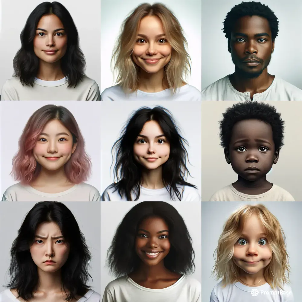 Realistic Portraits Of People DALL·E Prompt | PromptBase
