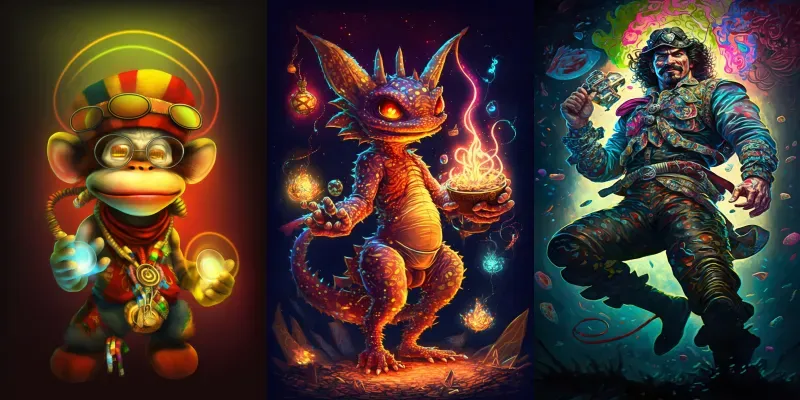 Trippy Characters And Avatars Midjourney Prompt | PromptBase