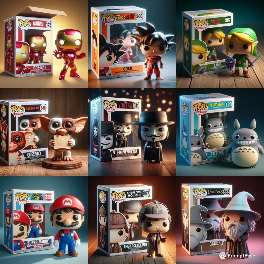 Funko Pops DALL·E Prompt | PromptBase