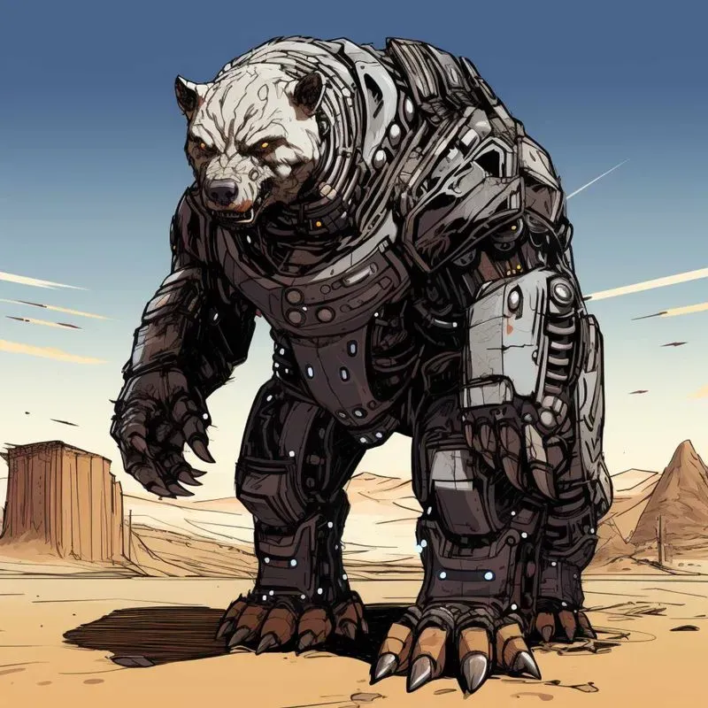 Robotic Characters In Comic Style Midjourney Prompt | PromptBase