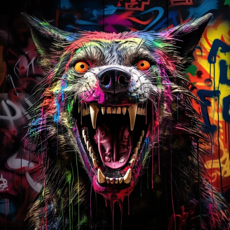 Phantom Street Grafitties Midjourney Prompt | PromptBase