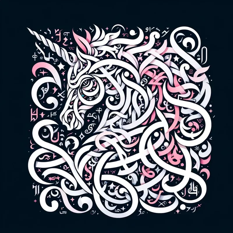 Themed Calligrams DALL·E Prompt | PromptBase