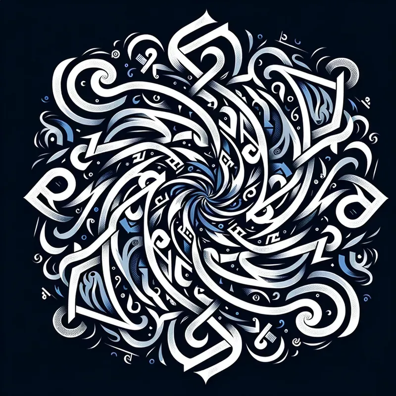 Themed Calligrams DALL·E Prompt | PromptBase