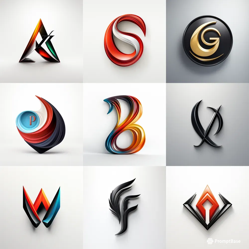 Letters Logos Midjourney Prompt | PromptBase